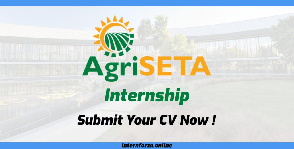 AgriSETA Internship 2025: Supply Chain Management Programme (Pretoria)